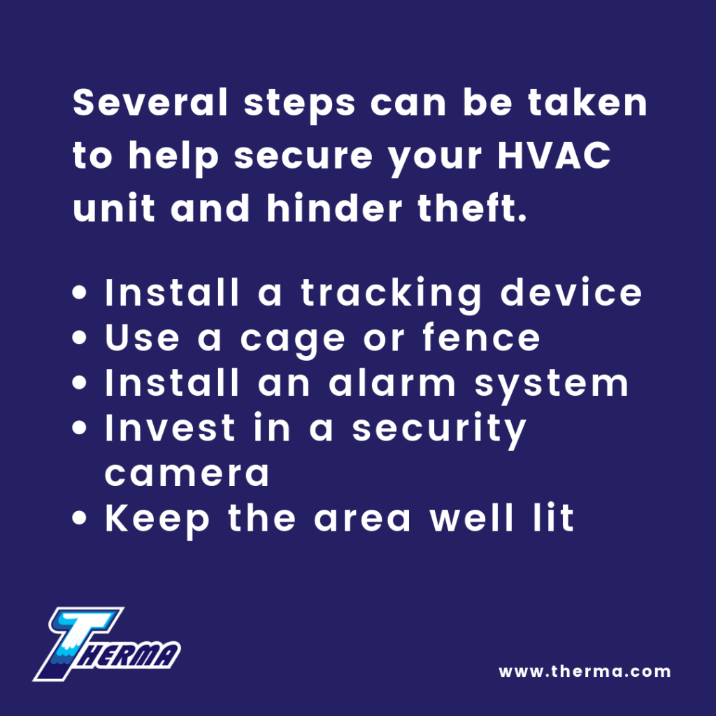 How to Prevent Theft from Your HVAC System - Therma